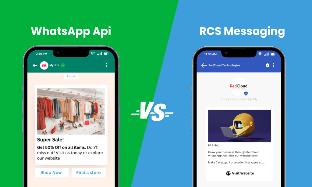 Understanding RCS vs WhatsApp Business API: A Comprehensive Comparison - RedCloud
